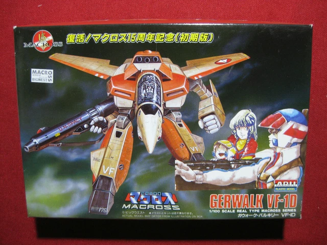 MACROSS VF-1D GERWALK Valkyrie 1/100 Arii Model Kit Vintage Robotech ...