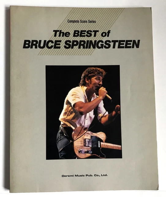 THE BEST OF BRUCE SPRINGSTEEN BAND SCORE JAPAN GUITAR TAB £50.05 ...