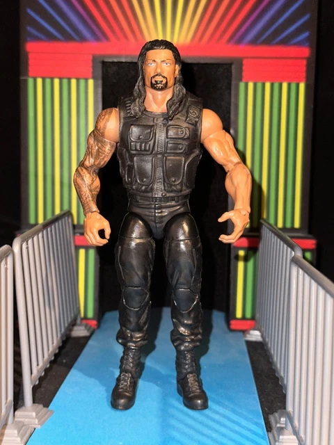 WWE ROMAN REIGNS Wrestling Figure Mattel Elite 26 Shield Bloodline ...