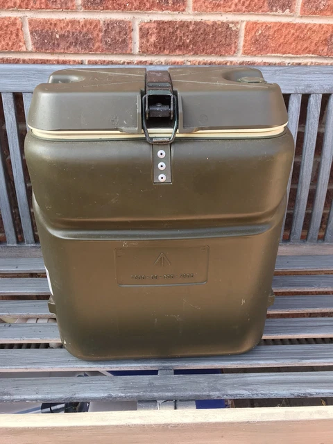 BRITISH MILITARY NORGIE Norwegian Food Container / Cool Box Tea Urn ...