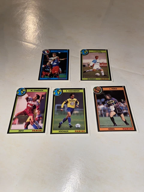 IMAGE CARTE PANINI Official Football Cards 93 Foot 1993 Joueur 1 Choix ...