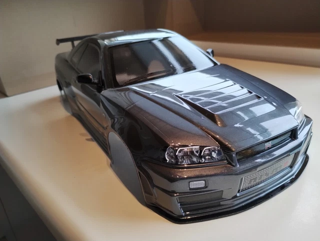1/10 TAMIYA NISSAN Skyline NiSMO R34 GT-R Z-Tuned 300051246 Neu Gun Metal lack EUR 49,00 ...