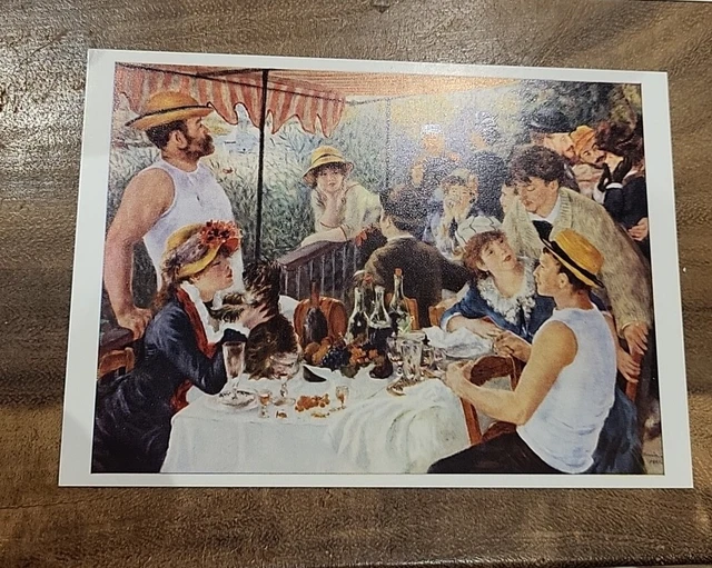 AUGUSTE RENOIR LE dejeuner des canotiers carte postale postcard Soho ...
