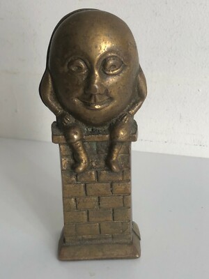 ANTIQUE BRASS HUMPTY Dumpty money box £25.00 - PicClick UK