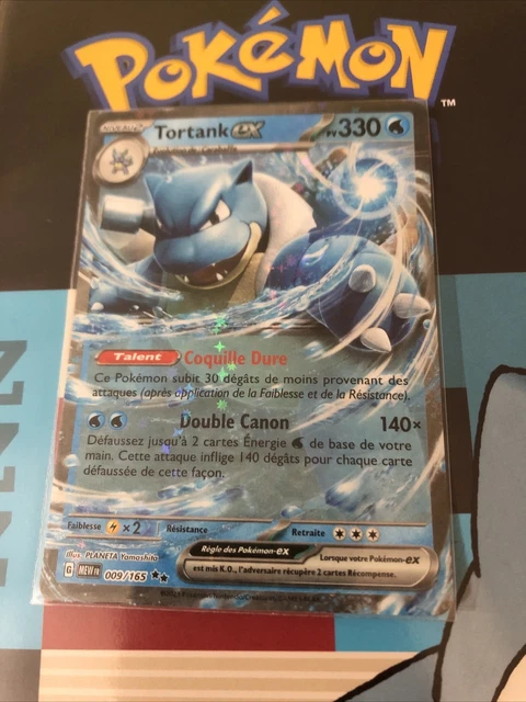 CARTE POKEMON TORTANK 009/165 EX Ultra Rare EV3.5 MEW 151 FR NEUF EUR 7 ...