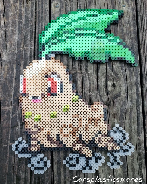 MANDRAKE CHIKORITA POKÉMON Pixel Art Perler Bead Art EUR 27,70 ...