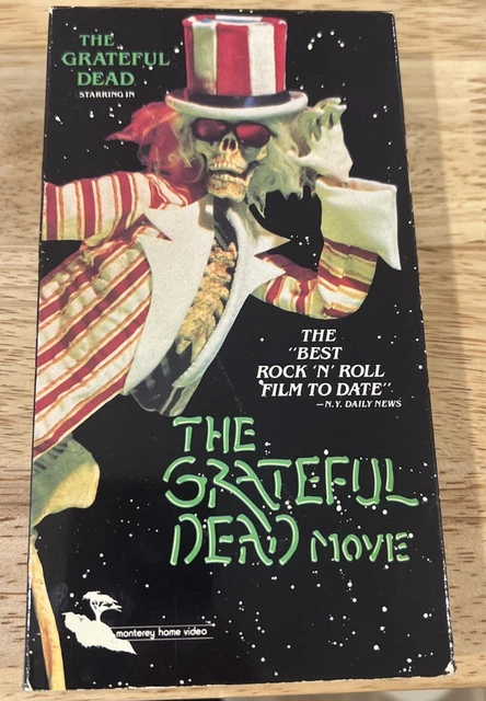 THE GRATEFUL DEAD Movie VHS 1976 Jerry Garcia Steal Your Face Tour ...