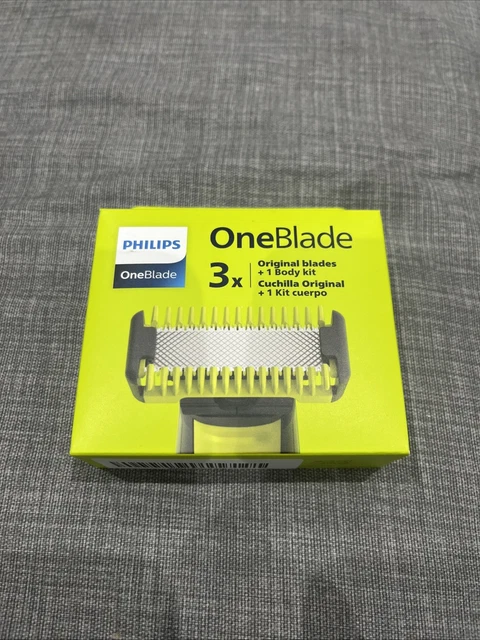 PHILIPS GENUINE ONEBLADE Original Replacement Blades - Pack of 3 Model ...