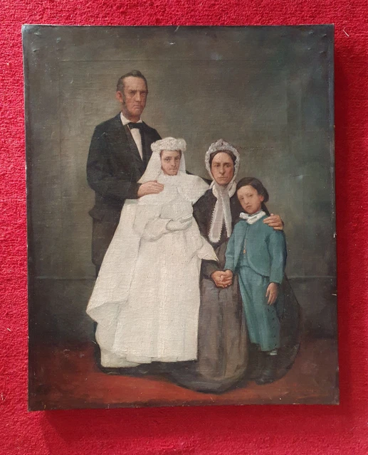 HST SIGN EDOUARD VERSCHAFFELTE Belgian Orientalist Portrait Communiant ...