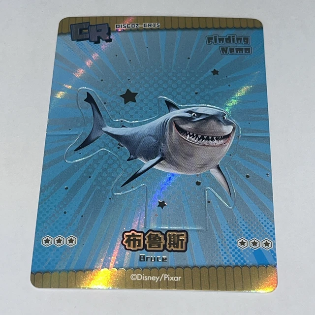DISNEY 100 PIXAR Bruce Finding Nemo Pop-up Gold Foil Card DISC02-CR15 £ ...