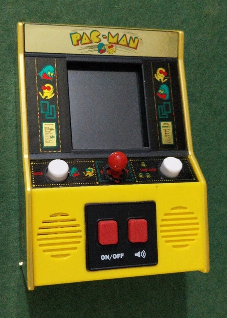 BANDAI PAC-MAN DESKTOP Mini Arcade Machine, (Basic Fun, 2020) Working £ ...