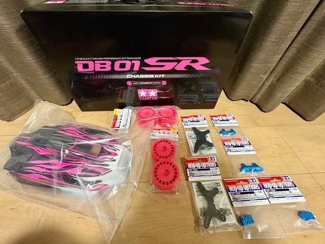 TAMIYA DB01 SR 1/10 RC Off Road Chassis Kit Carbon Options Painted Body ...