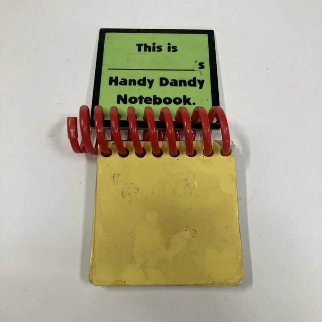 1998 BLUES CLUES Handy Dandy Notebook Viacom International Nickelodeon ...