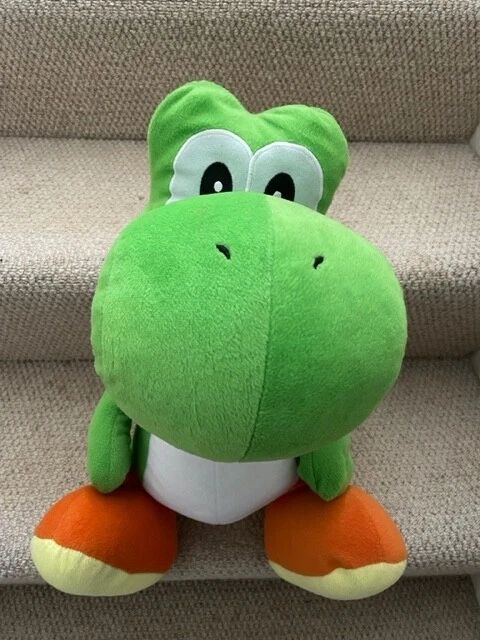 SUPER MARIO NINTENDO LARGE 2O"/50cm YOSHI PLUSH DOLL FIGURE CUDDLY TOY ...