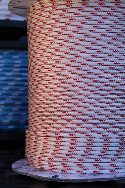 NEW ENGLAND STA-SET Halyard Sheet Line Dacron Sail Rope 3/16" x 75 ...