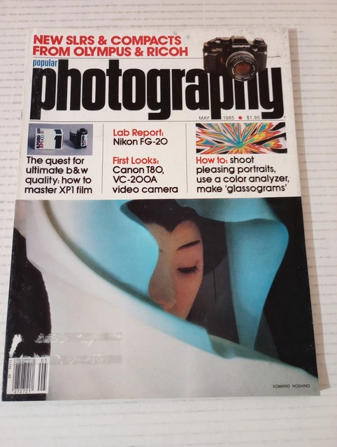 POPULAR PHOTOGRAPHY MAGAZINE May 1985 NEW SLRS & COMPACTS FROM OLYMPUS ...