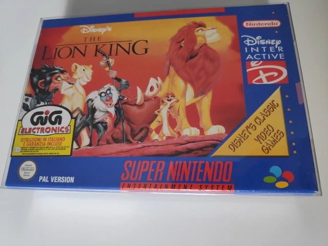 JUEGO EL REY Leon The Lion King Disney Snes Super nintendo PAL EUR 55 ...
