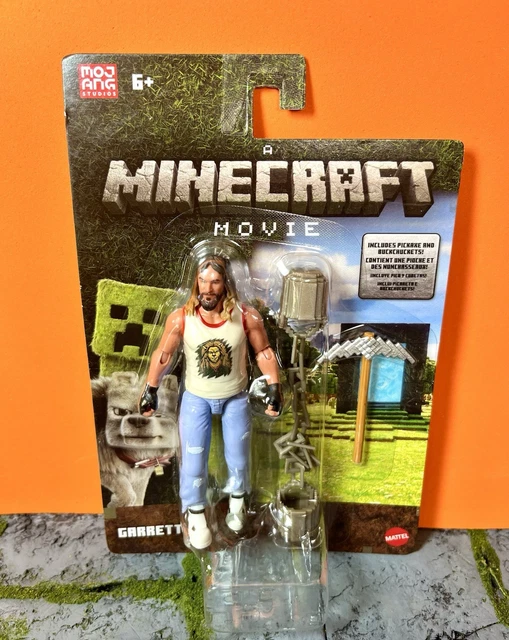 2025 MATTEL - A Minecraft Movie 4in Figure: GARRETT/JASON MOMOA (w ...