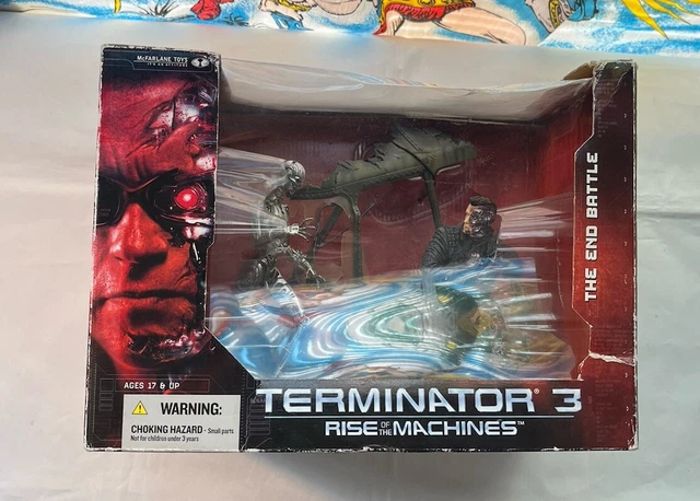 VINTAGE MCFARLANE TOYS Terminator 3 Rise Machines End Battle Deluxe Box ...