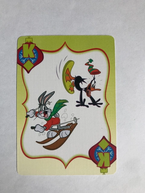 DAFFY DUCK BUGS Bunny Ski Looney Tunes Christmas Tweety Swap Playing ...