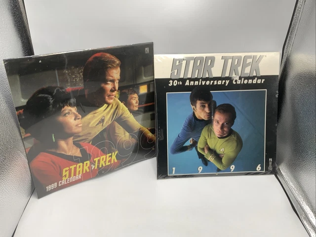 STAR TREK ORIGINAL Series Calendars 1996 And 1999 New & Sealed 30cm x ...