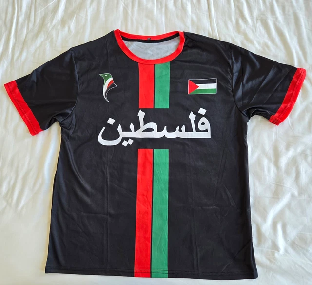 PALESTINE FOOTBALL T Shirt USA World Cup 2026 Map Flag Gaza Muslim ...