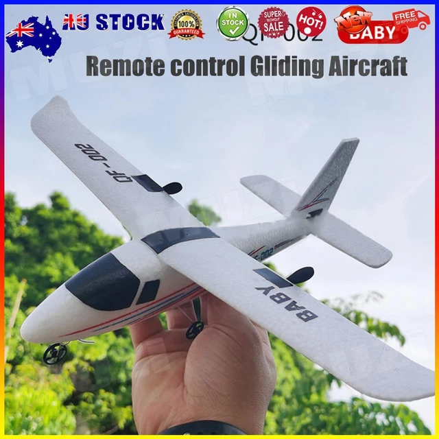 2.4GHZ 2CH RC Aircraft EPP Foam Fixed Wing DIY Electric RC Plane Toy (3 ...