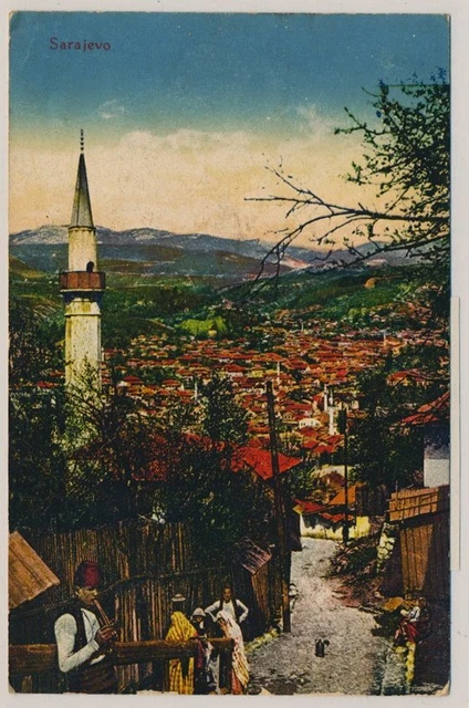 BOSNIA 1918 POSTCARD, Bos.brod, Station Command Sarajevo £16.86 ...