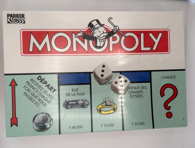VINTAGE CLASSIC MONOPOLY Board Game 1996 Edition French Version ...