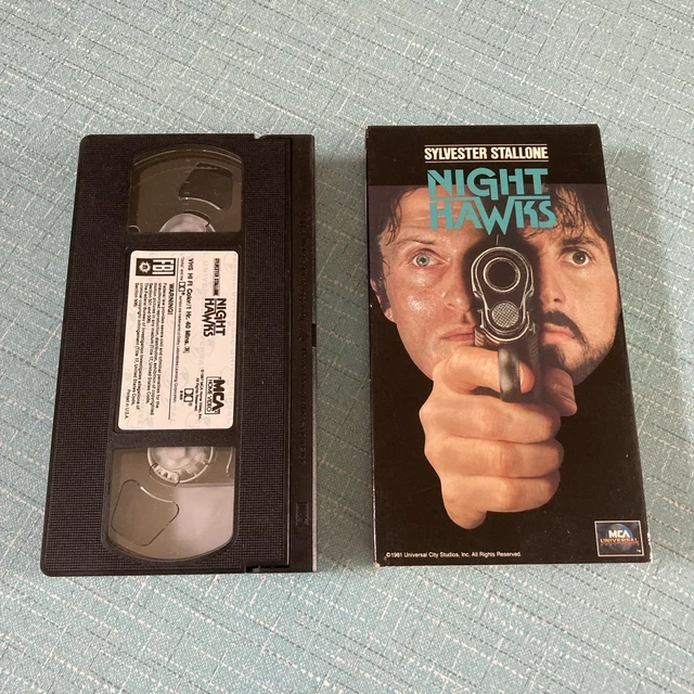 NIGHTHAWKS (VHS, 1981) Sylvester Stallone Rutger Hauer Billy Dee ...
