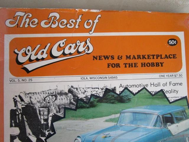 VINTAGE 1983 SUPER Big "The Best Of Old Cars News And Marketplace" -I ...