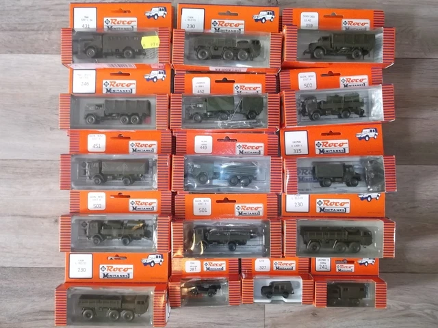 ROCO MINITANKS Konvolut BW selten - H0 - 1:87 - Set mit 16 Modellen ...