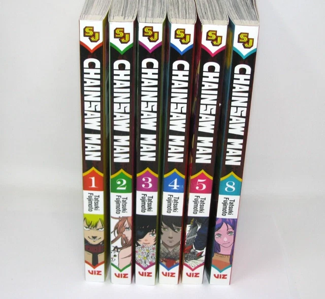 CHAINSAW MAN MANGA Set Vol 1-5 And 8 In English Viz Media Graphic Novel £23.64 - PicClick UK