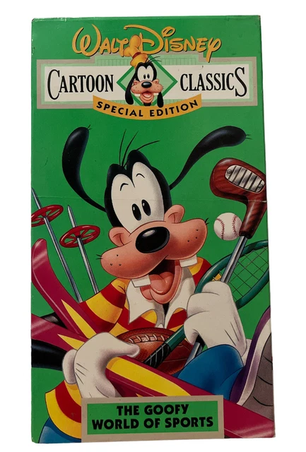 Disney Cartoon Classics Special Edition Vhs The Goofy World Of Sports £672 Picclick Uk