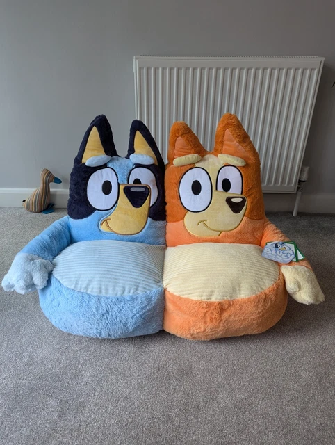 BLUEY AND BINGO Plush Double Sofa Chair Kids Brand New With Tags £70.00 ...