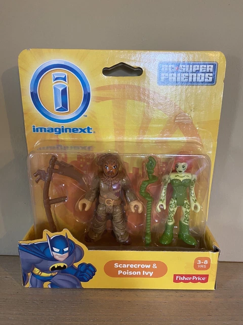FISHER PRICE IMAGINEXT Poison Ivy & Scarecrow DC Super Friends Batman ...