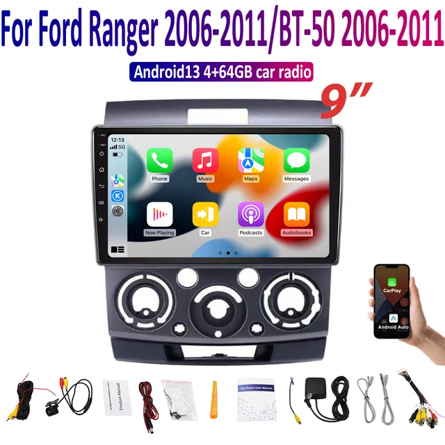 WIRELESS CARPLAY ANDROID auto Head Unit Car radio For Ford Ranger/BT-50 ...