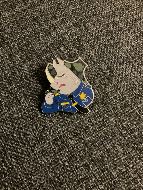 DISNEY ZOOTOPIA CHARACTER Police Badge Officer Mc.horn Pin £4.99 ...