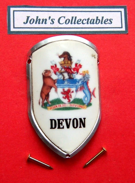 VINTAGE DEVON WALKING/HIKING Stick Badge /Mount Lot Z £3.25 - PicClick UK