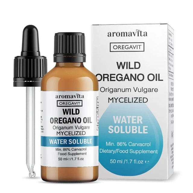 AROMAVITA OREGAVIT WILD Oregano Oil Water Soluble Vegan Herbal 1.7 fl.Oz/50ml £21.02 - PicClick UK