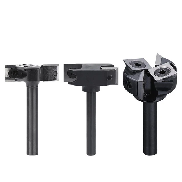 CNC SPOILBOARD SURFACING Router Bit 1'' 1-1/2'' Cutting Insert Slab 1/4 ...