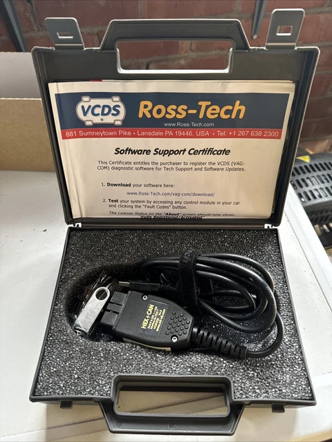 GENUINE ROSS TECH Hex Can USB VCDS Diagnostic Interface. Unlimited Vin ...