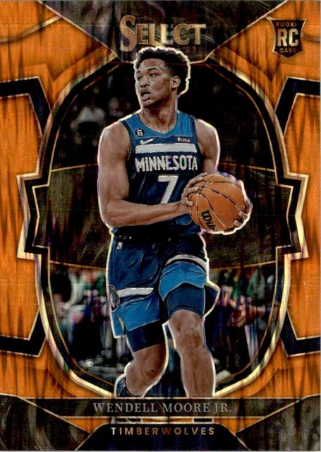 2022 23 Panini Select Wendell Moore Jr Rookie Minnesota Timberwolves