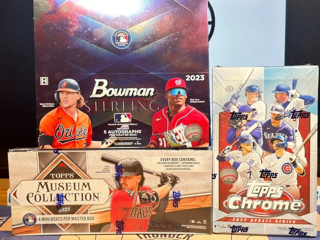 BOSTON RED SOX 22-23 MLB 3-Box 1/2 CROMATO Hobby Box BREAK MUSUEM MINI ...
