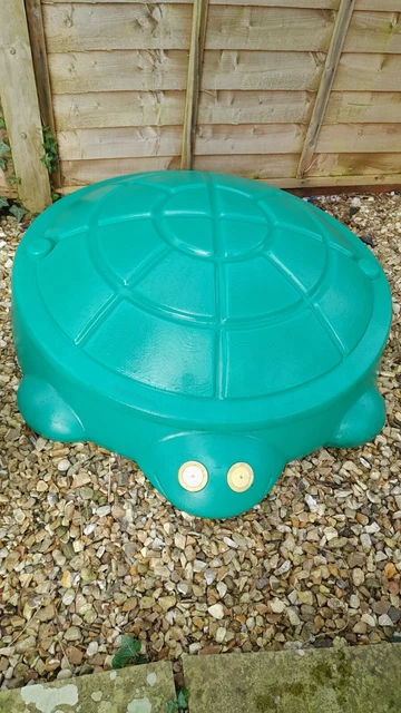 LITTLE TIKES TURTLE Sand Pit Box With Lid £1.99 - PicClick UK