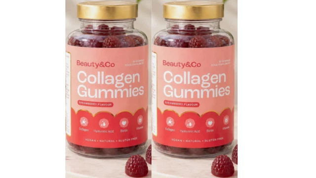 BEAUTY & CO Collagen Gummies – Strawberry Flavour (50 Gummies), 1/2PCS ...