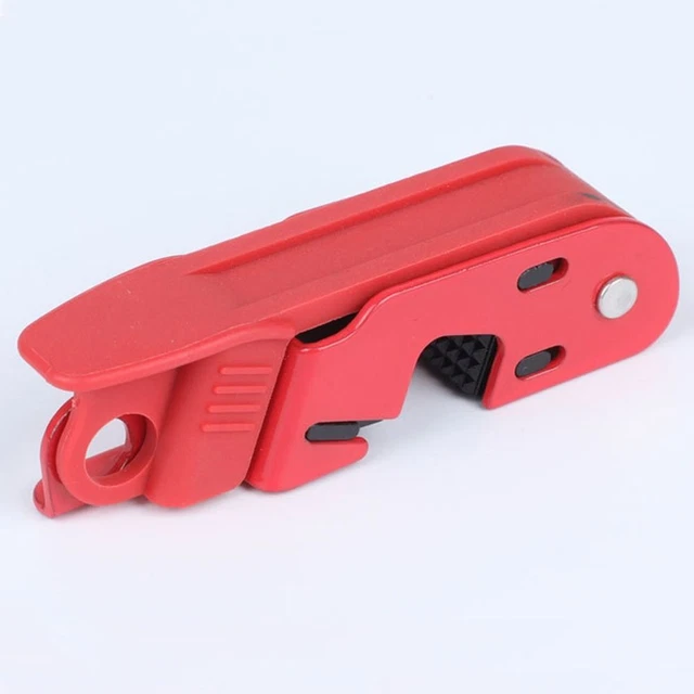 RED CIRCUIT BREAKER Lockout Lockout Tagout Breaker Lock Industrial ...
