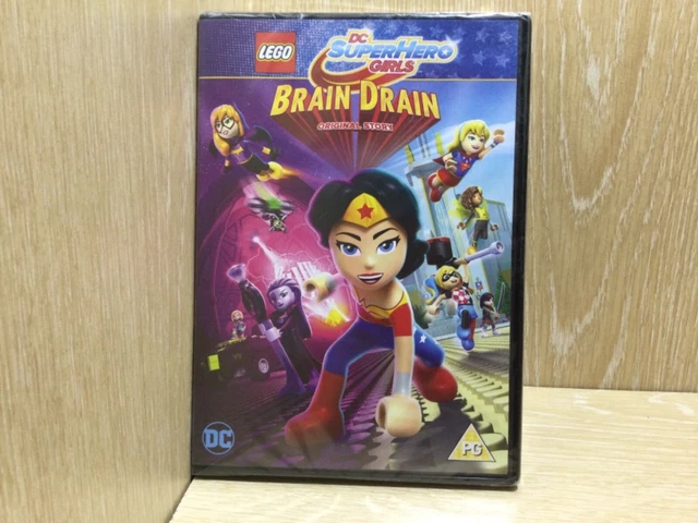 LEGO DC SUPERHERO Girls Brain Drain Original Story DVD New & Sealed Cartoon Film £5.99 - PicClick UK