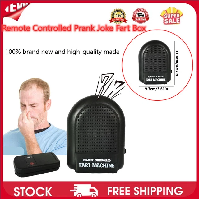 WIRELESS FUN FART Box Machine Electronic Remote Controlled Prank Joke ...
