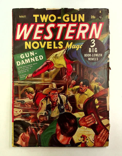 TWO-GUN WESTERN NOVELS Magazine Pulp 2nd Series May 1948 Vol. 3 #8 VG ...